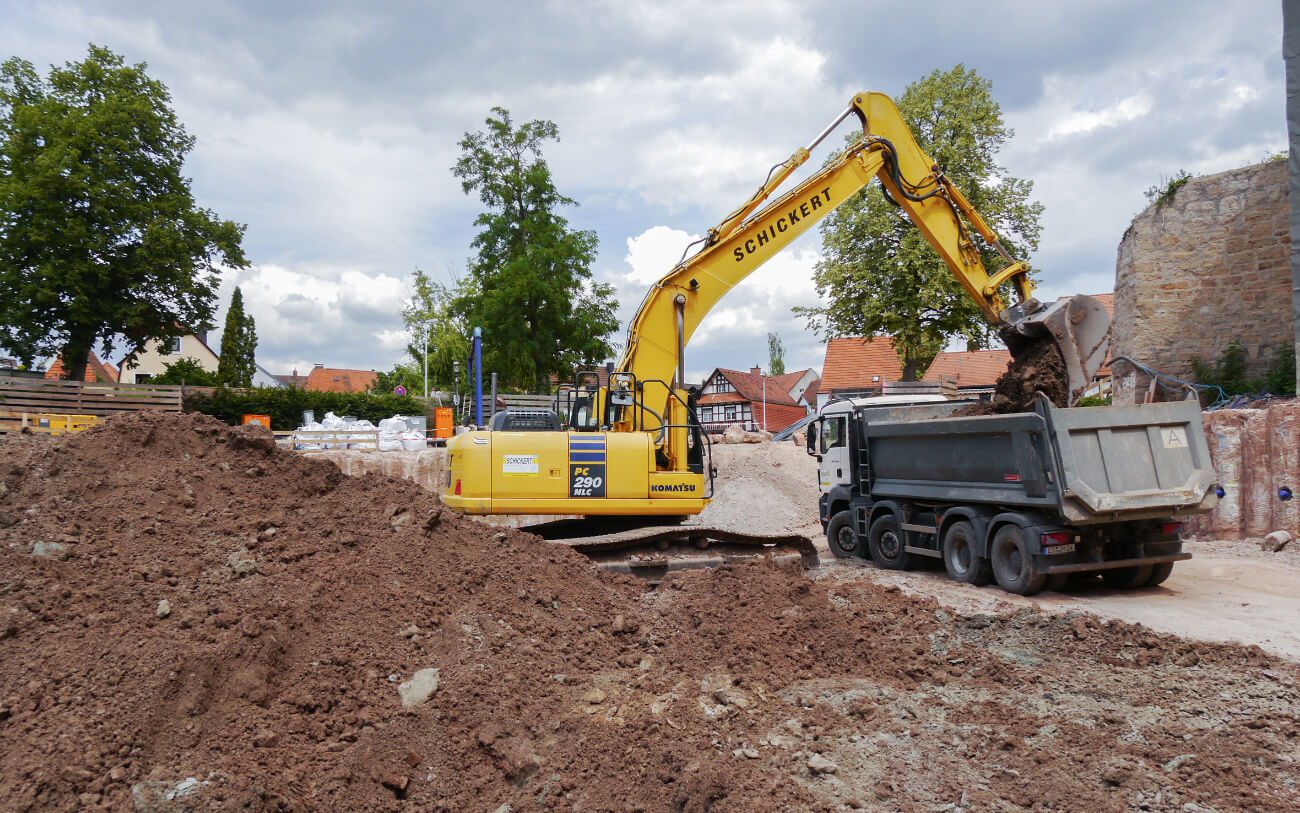 Leistungen im Bereich Erdbau I Schickert